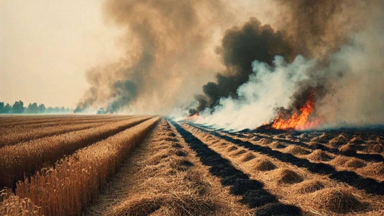 Stubble Burning: Government’s Harsh Stance and Its Consequences