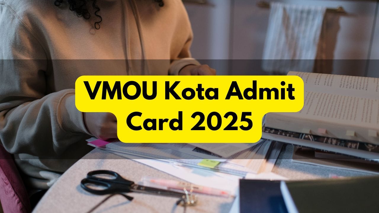 VMOU Kota Admit Cards for December 2024 TEE Released at vmou.ac.in ...