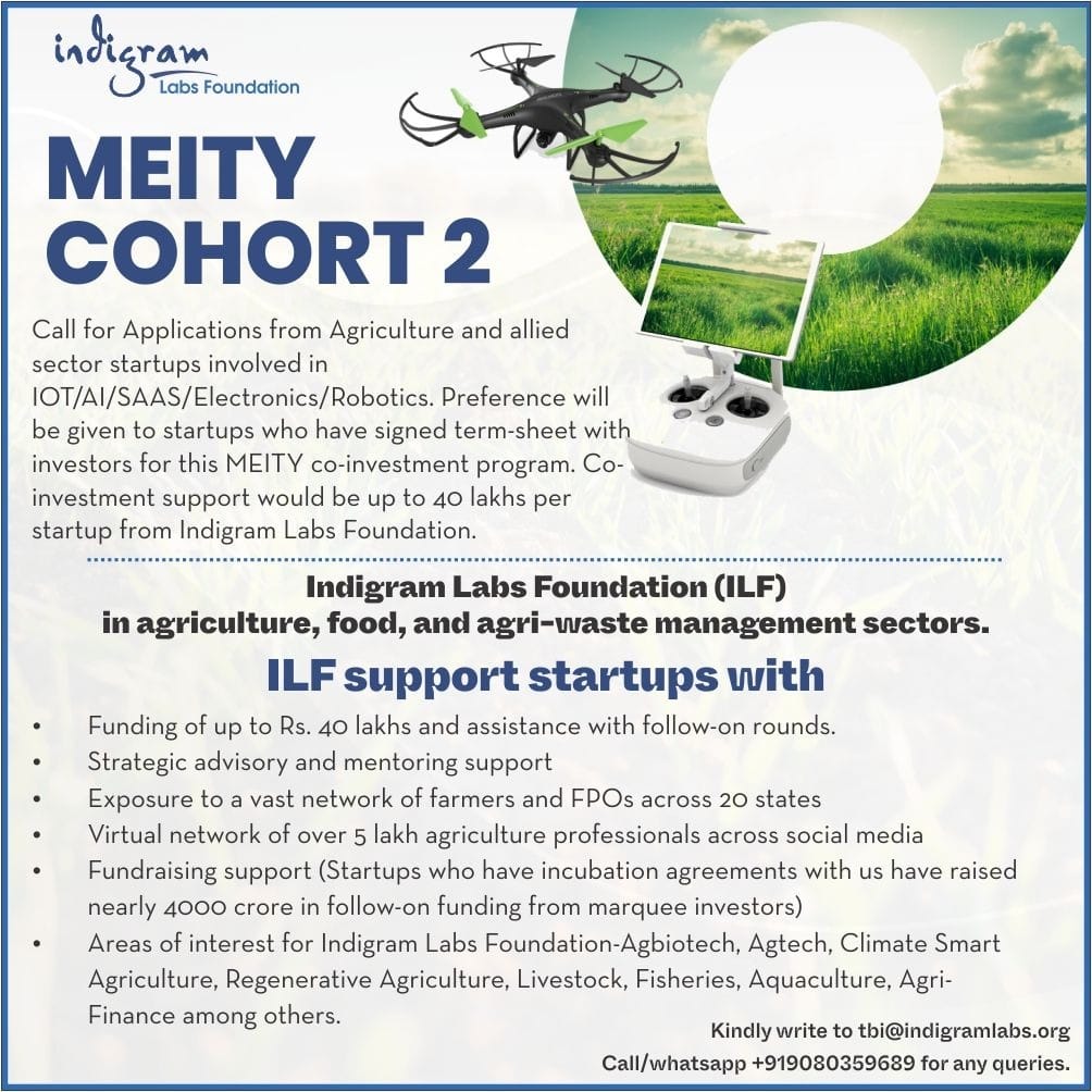 Indigram Labs Opens Applications for MEITY COHORT 2, Offering Rs 40 ...