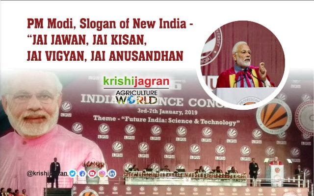 PM Modi, Slogan of New India - “JAI JAWAN, JAI KISAN, JAI VIGYAN, JAI ...