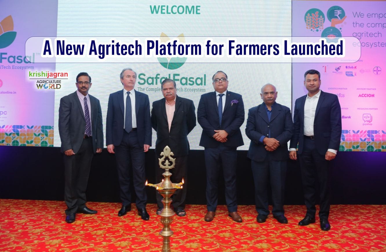 Agritech Platform 'Safal Fasal' Launched to Improve Farmers Livelihood