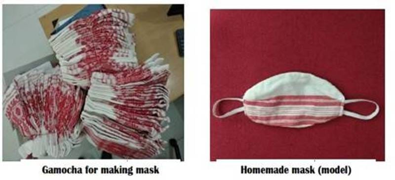 Hand Sanitizer, Homemade Mask to Combat COVID19 Prepared by Rural Women ...