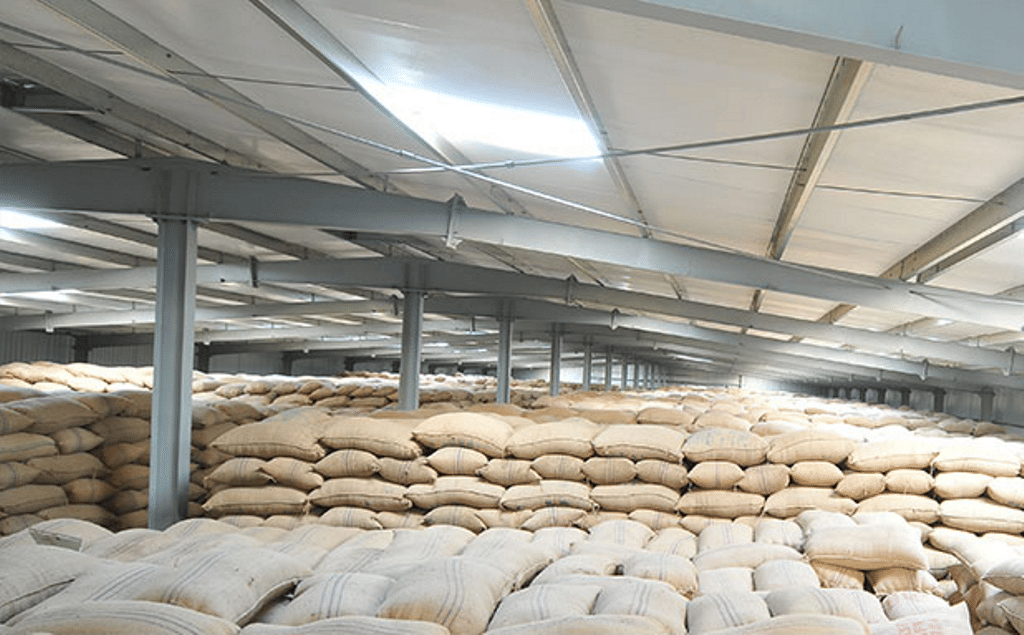 Available Commodity Inventory at NCML Warehouses