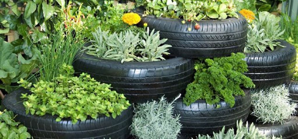 How to Decorate Your Garden Using Old Tires