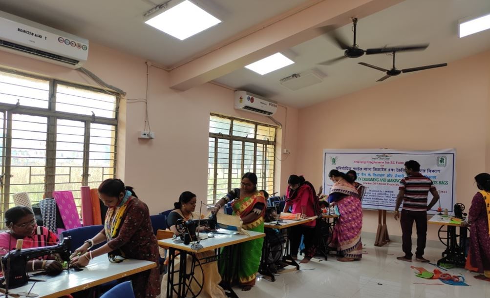 ICAR-CRIJAF Organized Training on ‘Designing & Making of Customised ...