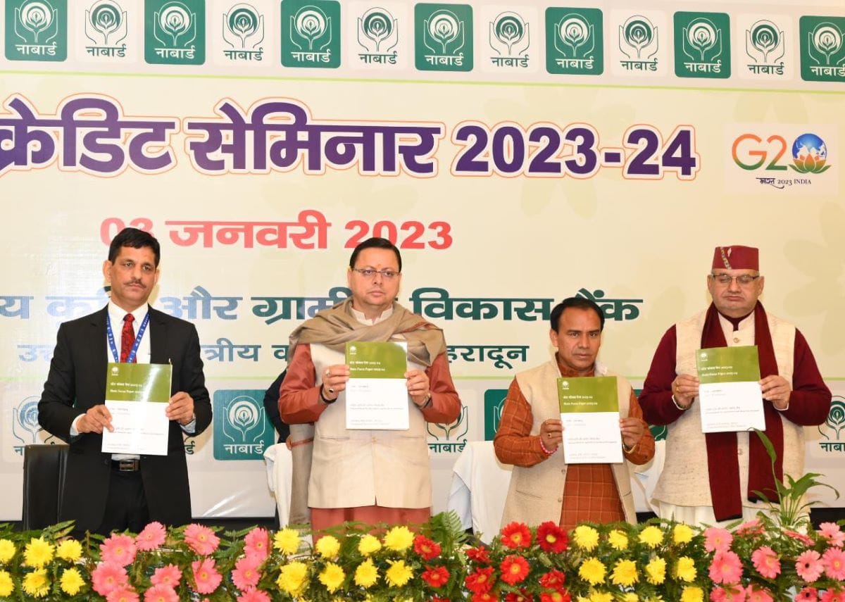 Uttarakhand CM Releases State Focus Paper 2023-23 Prepared By NABARD