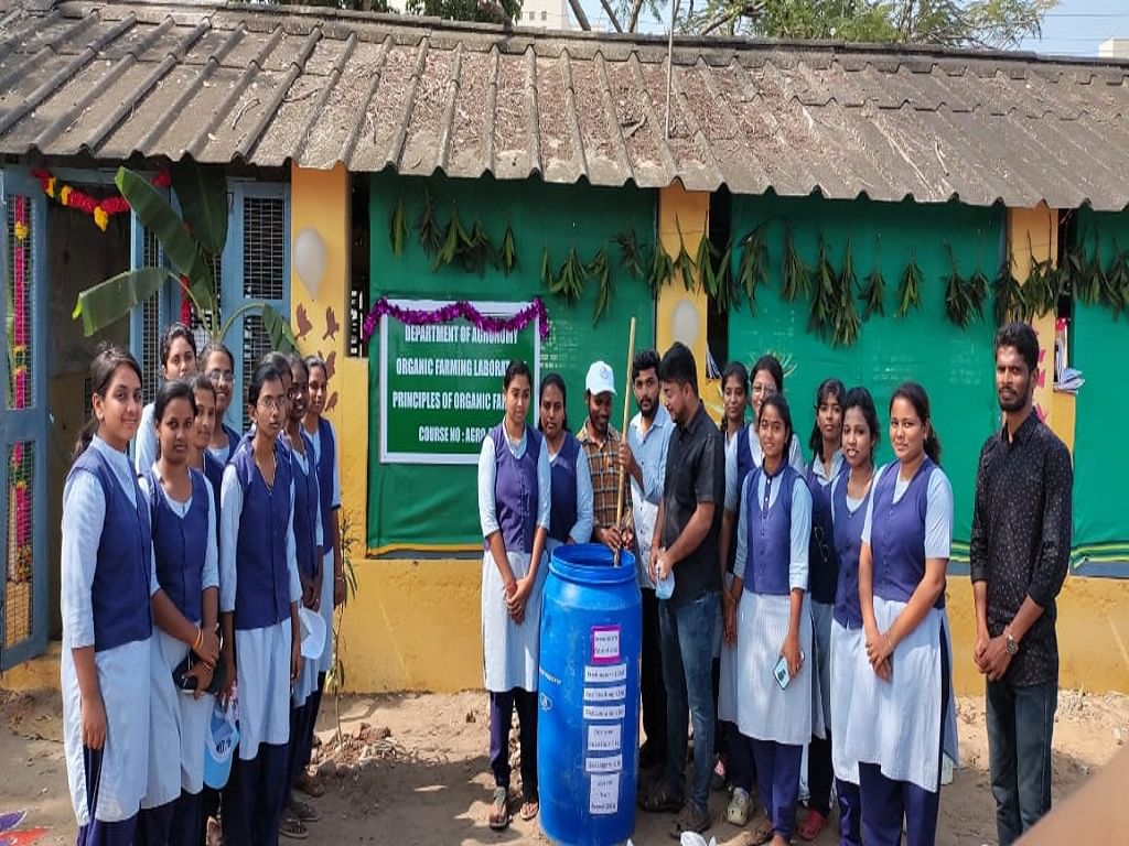 Agriculture College in Bapatla Inaugurates New Organic Farming Lab