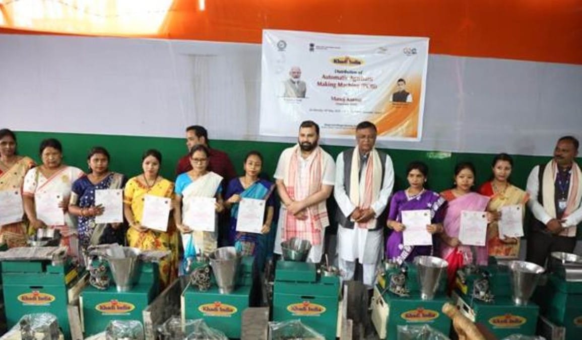 KVIC Chairman Empowers Assam's Entrepreneurs with Bee-Boxes, Pickle ...