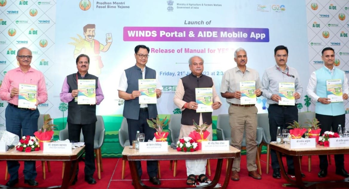 PMFBY: Union Minister Launches WINDS Portal, Manuals for YES-Tech, and ...
