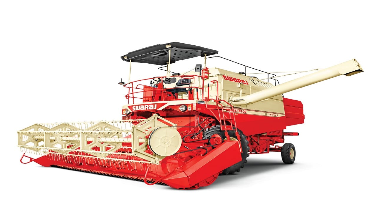 Swaraj Tractors Unveils ‘Swaraj 8200 Wheel Harvester’ Which Provides ...