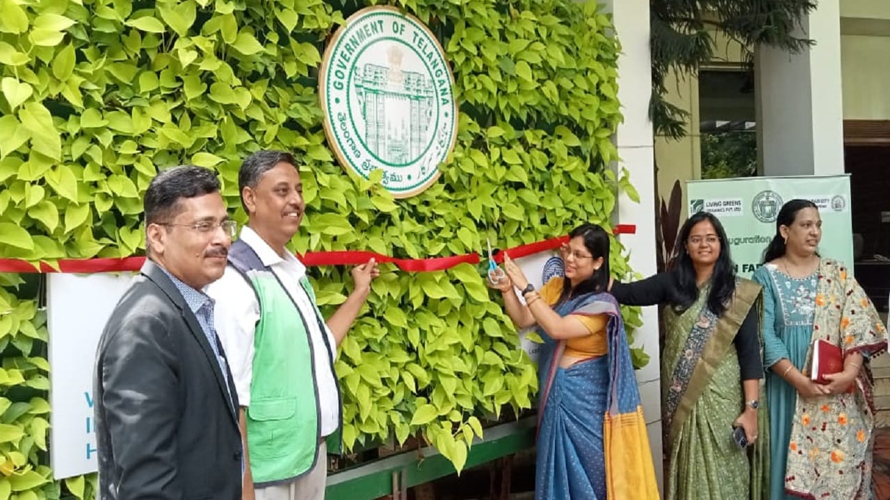 India's First Urban Farming Centre Inaugurated on Rooftop of Hyderabad ...