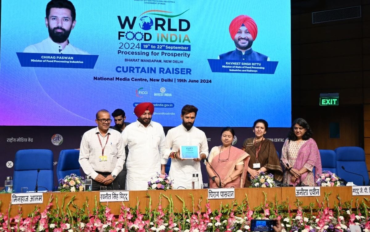 Chirag Paswan Highlights Vital Role of Food Processing Sector, Launches World Food India 2024 ...
