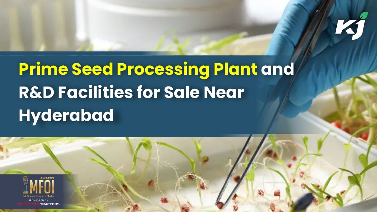 Prime Seeds Processing Plant and R&D Facilities for Sale Near Hyderabad
