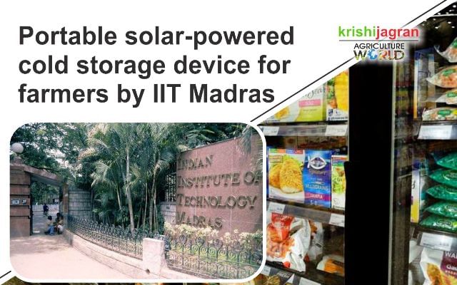 Portable solar-powered cold storage device for farmers by IIT Madras